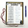 Star Wars Word Scramble (Easy & Hard Versions)