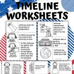 Thomas Jefferson Worksheet and Coloring Pages for Kids