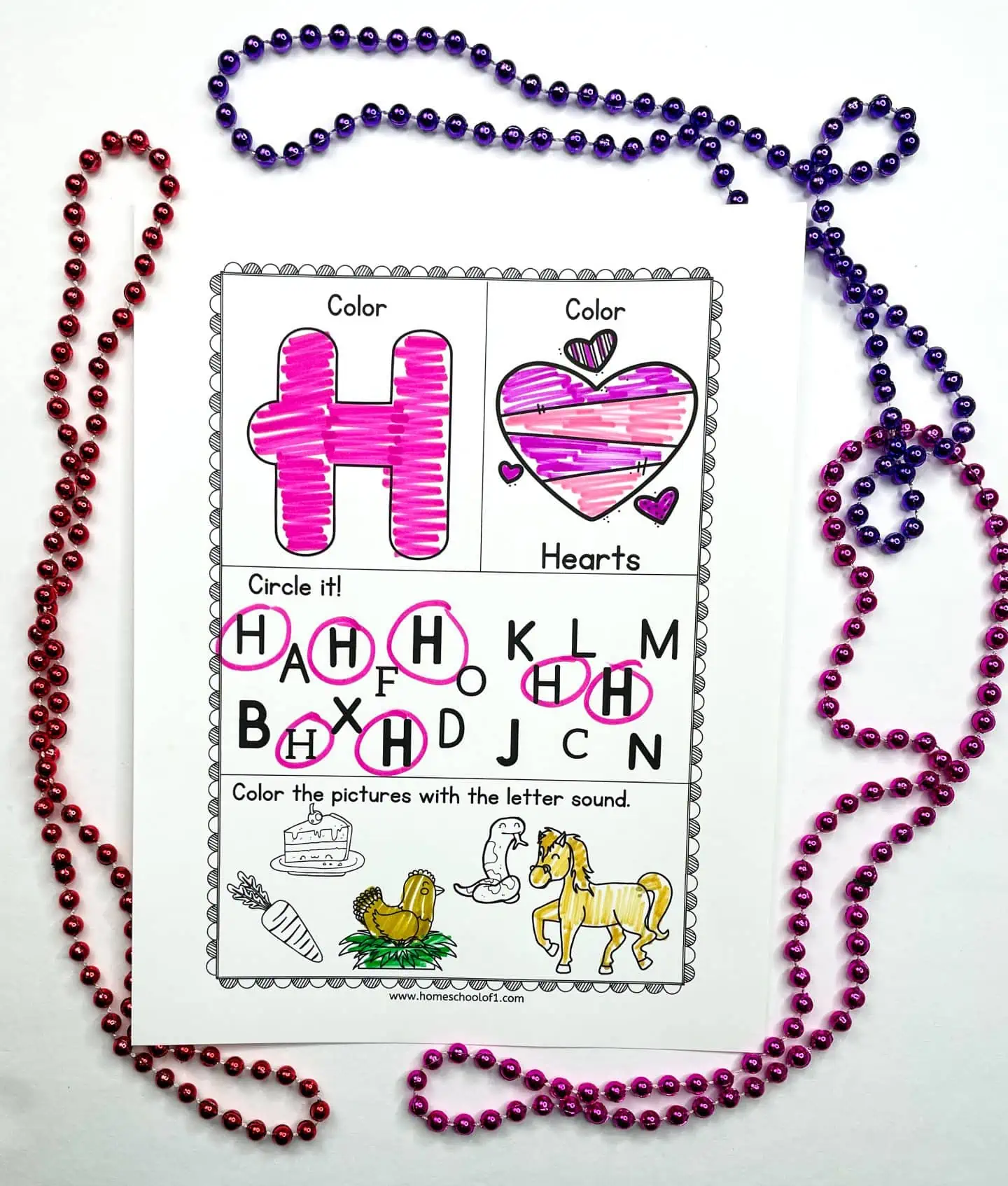 Free Valentine's Day Alphabet Worksheets
