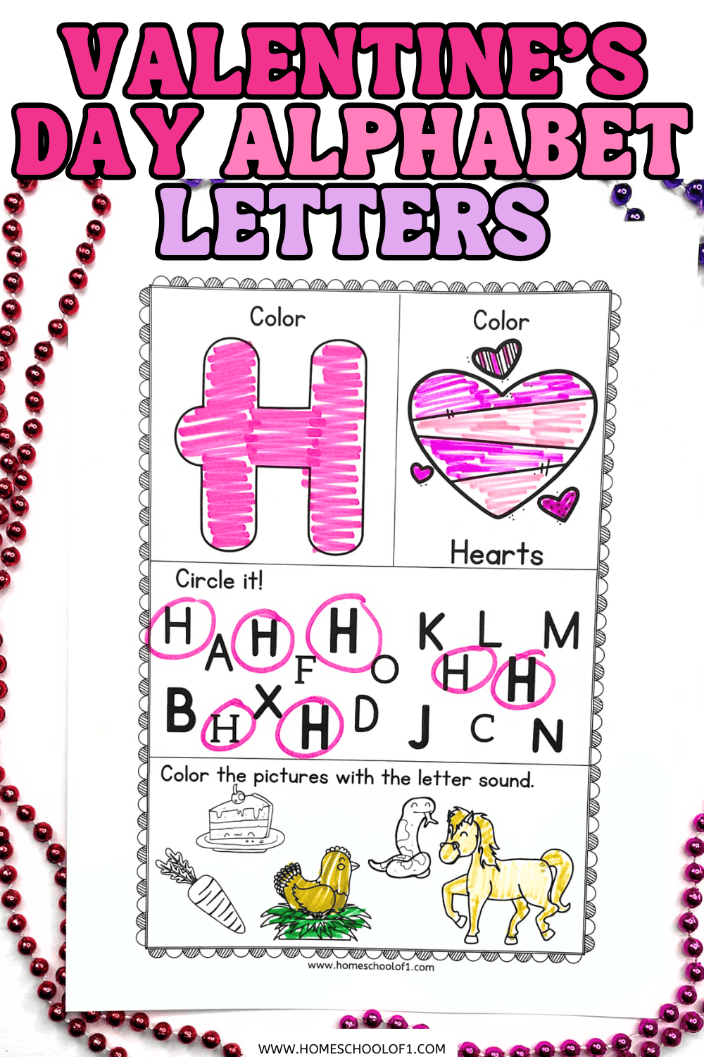 Free Printable Valentine Alphabet Letters