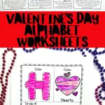 Free Valentine's Day Alphabet Worksheets