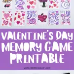 Free Valentine's Day Memory Game Printable