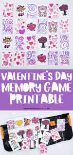 Free Valentine's Day Memory Game Printable