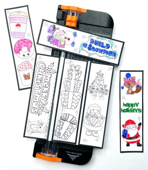 Free Printable Christmas Bookmarks to Color for Kids