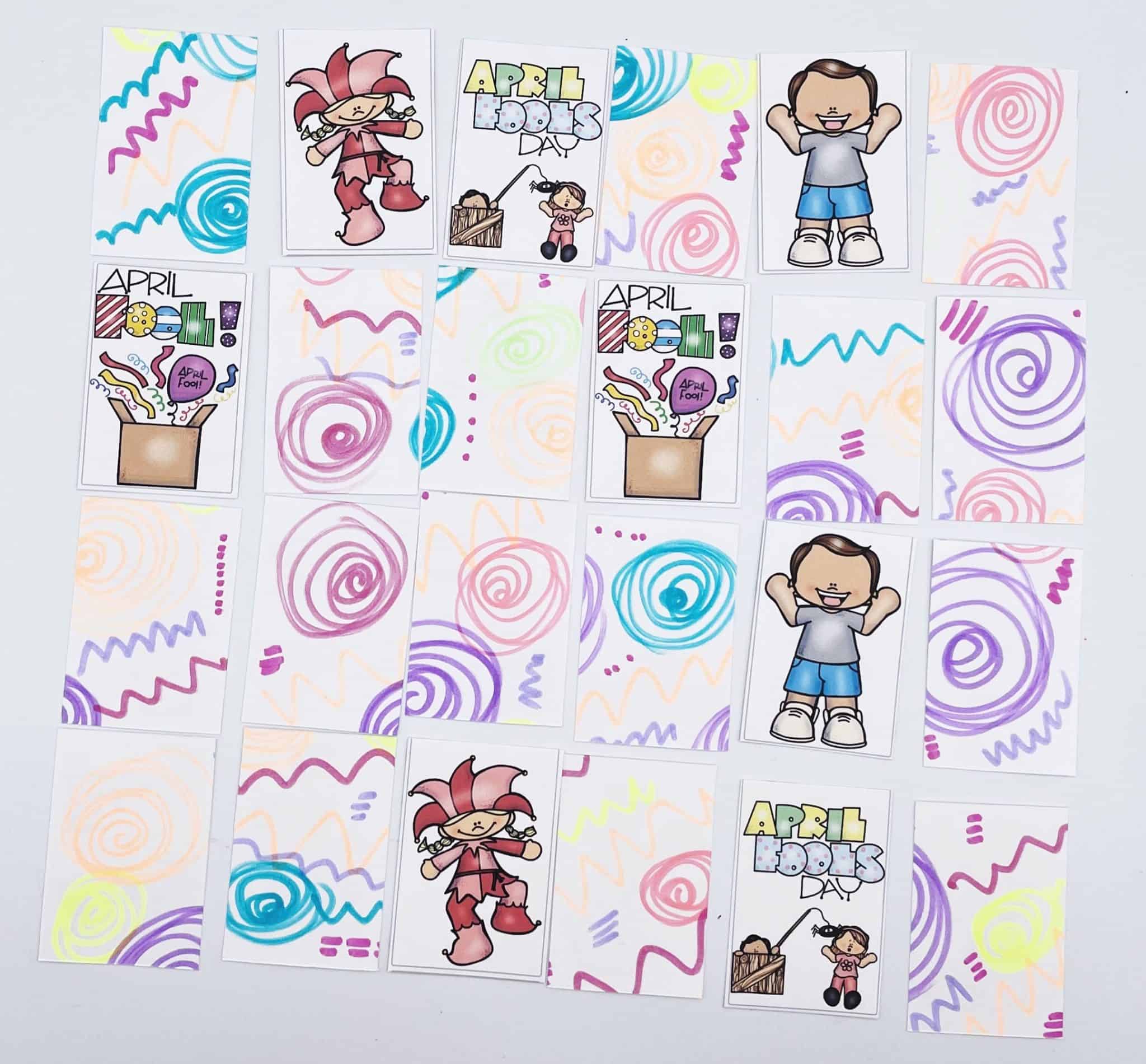 April Fools Matching Game (Free Printable)