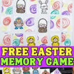 Free Easter Memory Game Printable for Kids