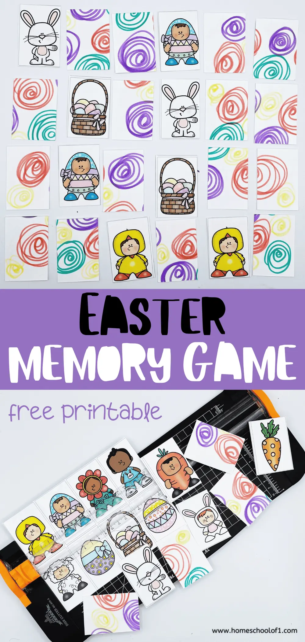Free Easter Memory Game Printable