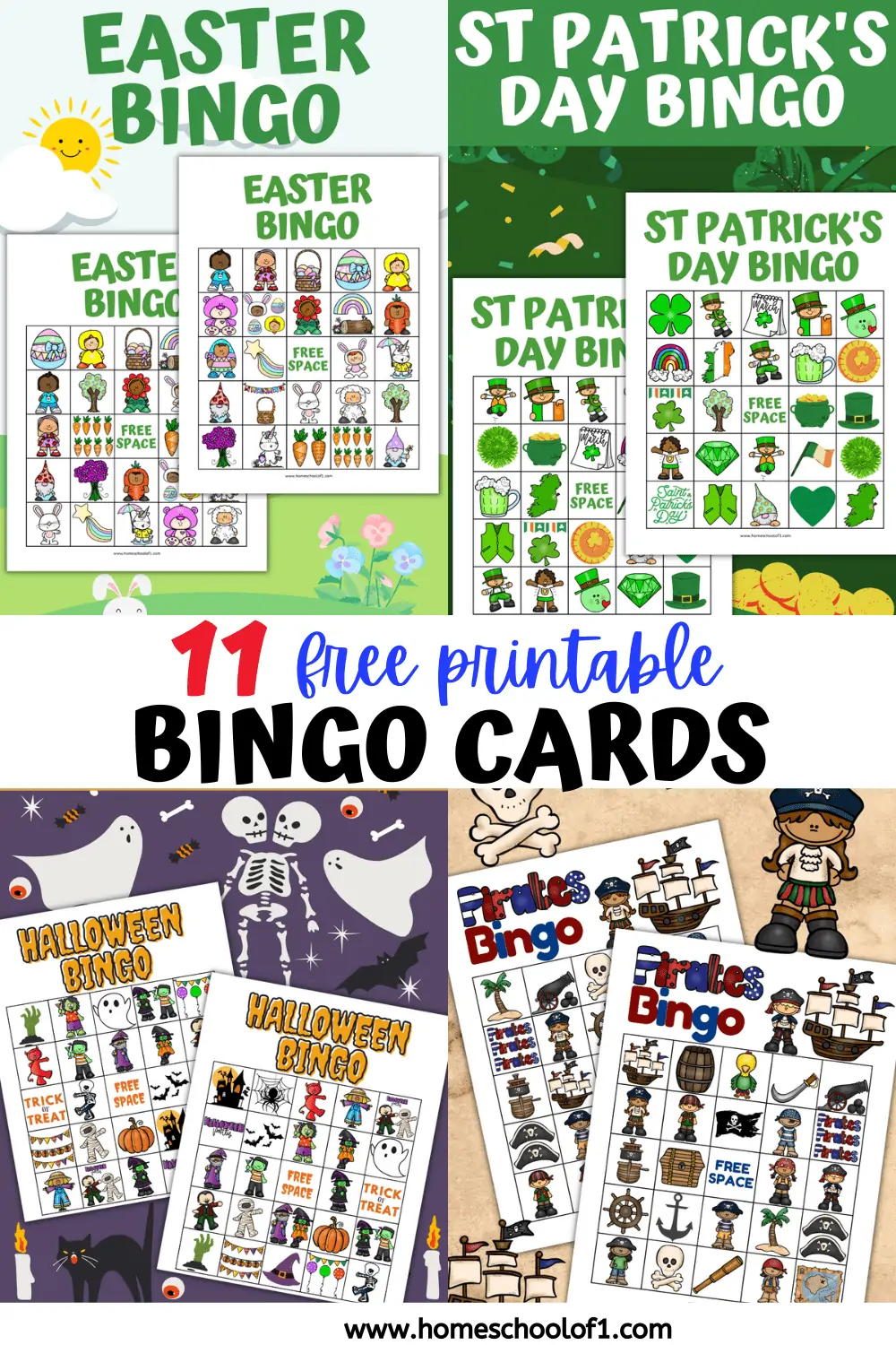 13 Free Printable Bingo Cards for Every Holiday the Kids Will Love 13 Free Printable Bingo Cards for Every Holiday the Kids Will Love