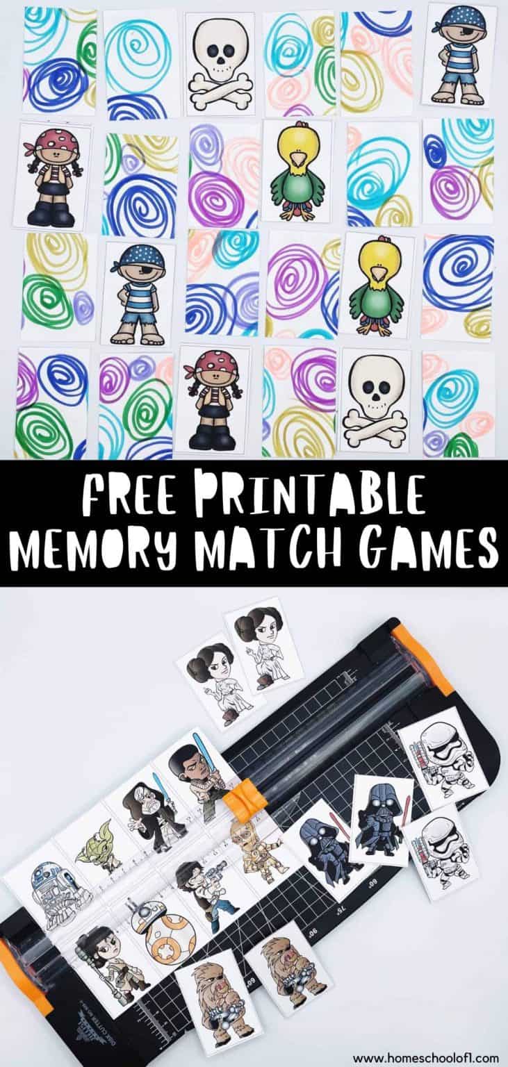 32 Free Printable Memory Games For Kids