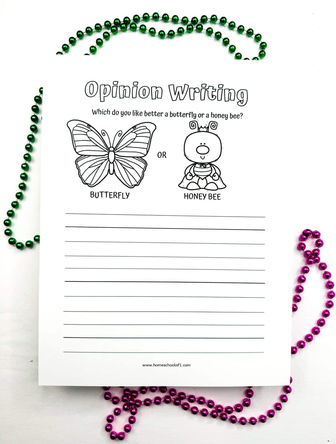 Free Life Cycle of a Bee Worksheet for Kids