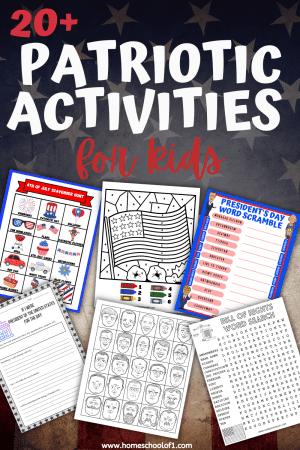 27 Free Patriotic Activities & Printables for Kids