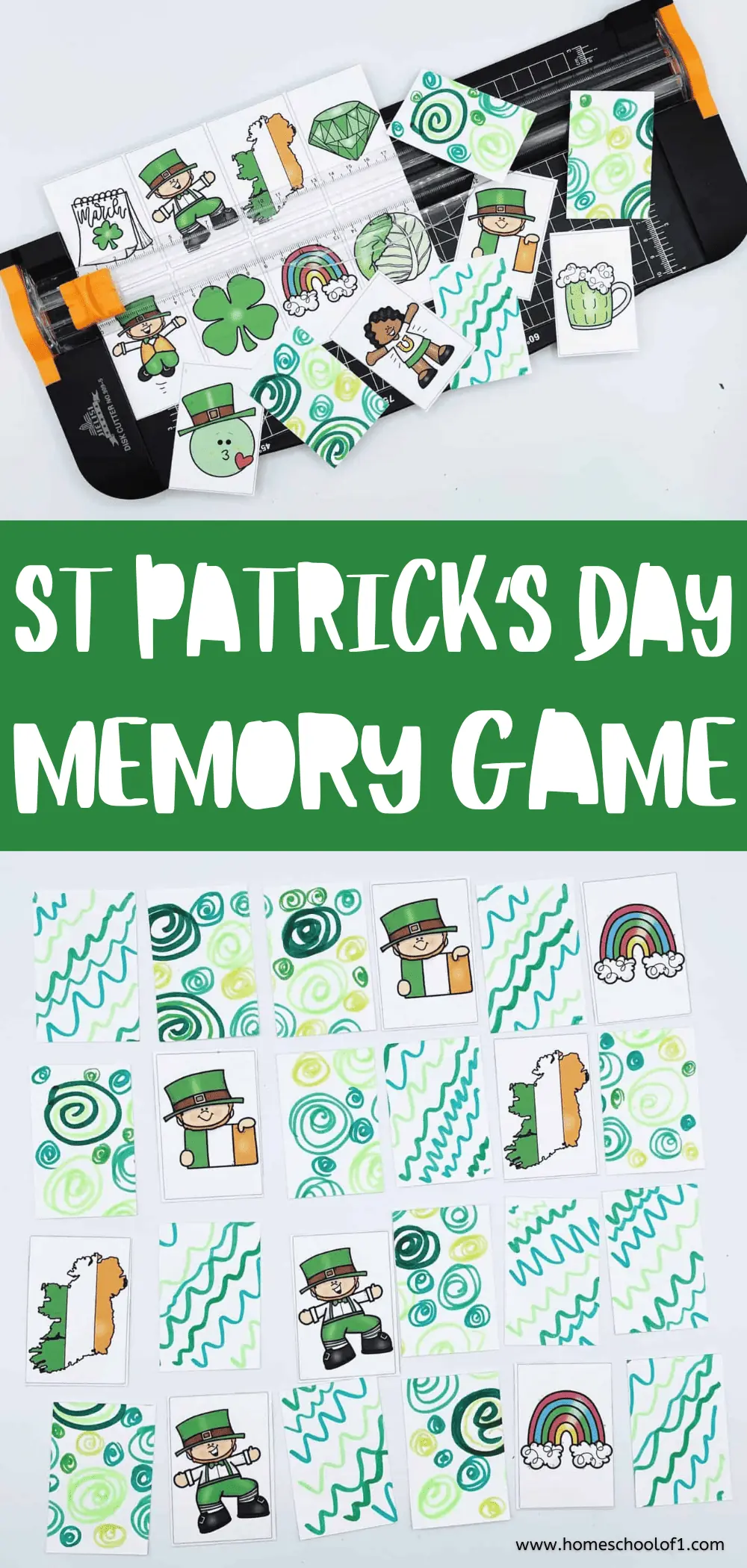 Free St Patrick's Day Memory Game Printable