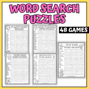 Free Printable Word Searches for Kids by Theme & Season