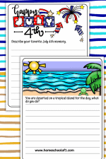 10 Summer Writing Prompts (free printables)