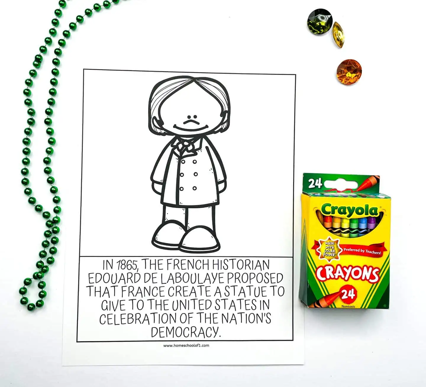 Free Statue of Liberty Worksheets for Kids