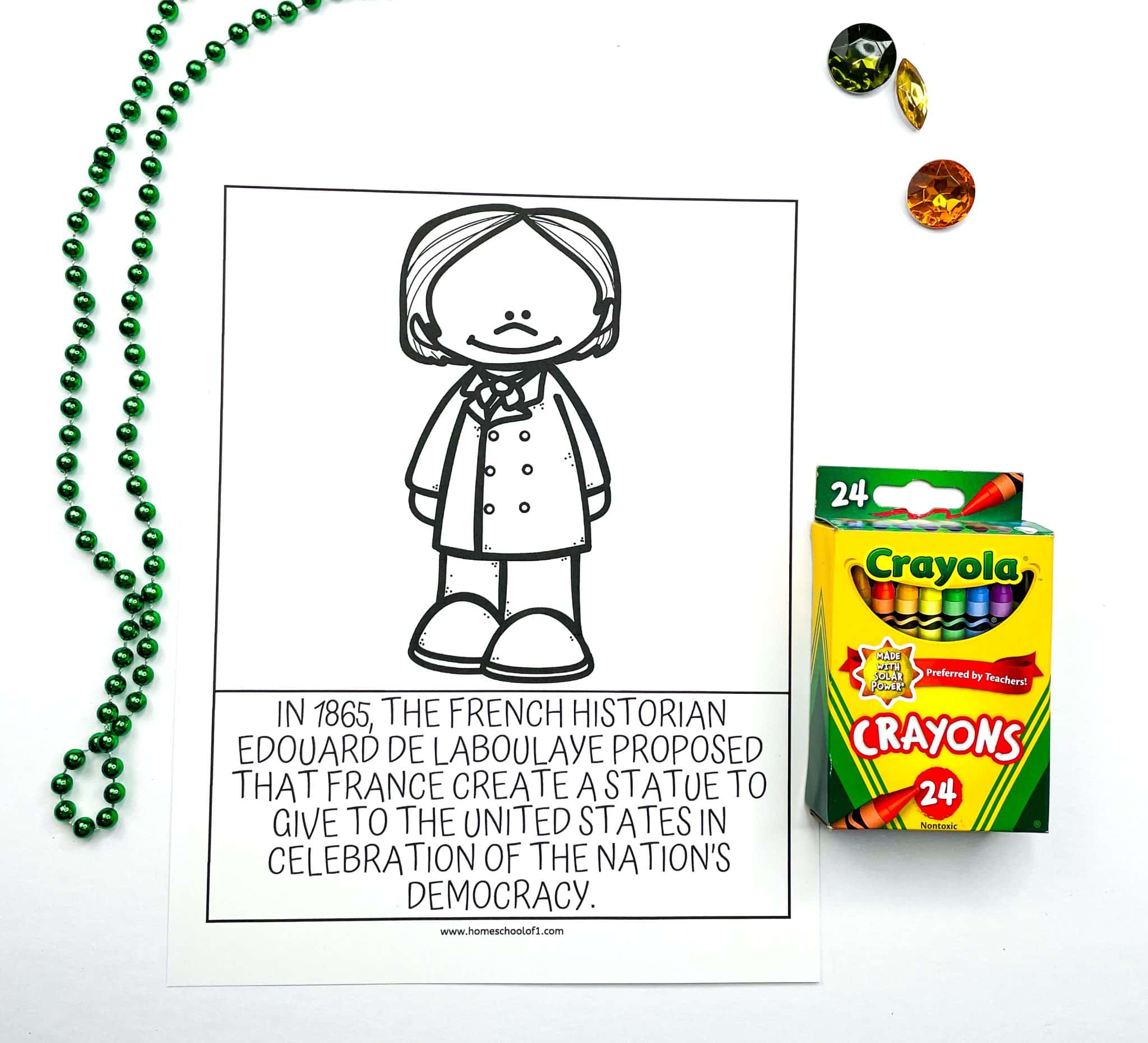 Free Statue of Liberty Worksheets for Kids