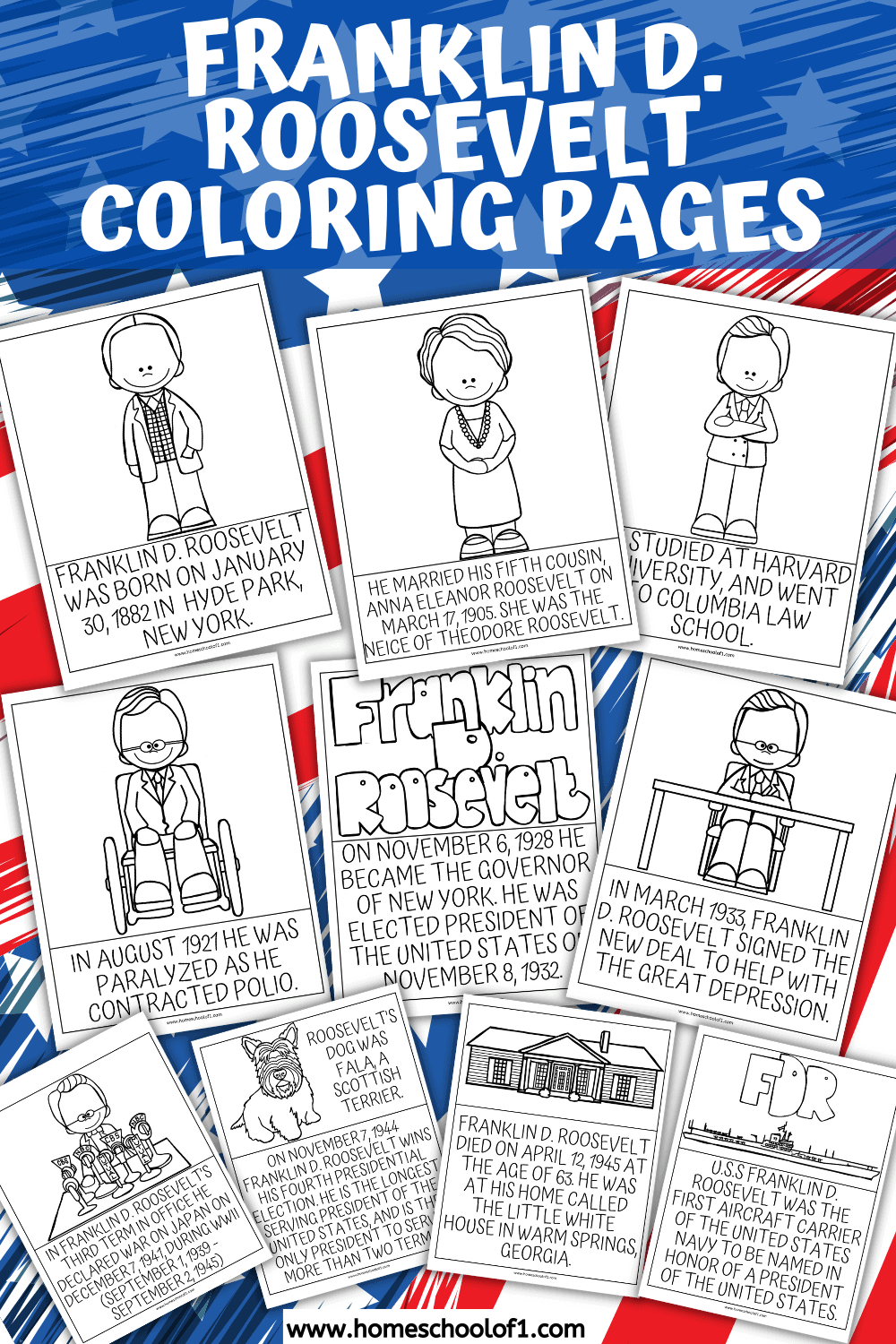 Free Franklin D Roosevelt Worksheets For Kids