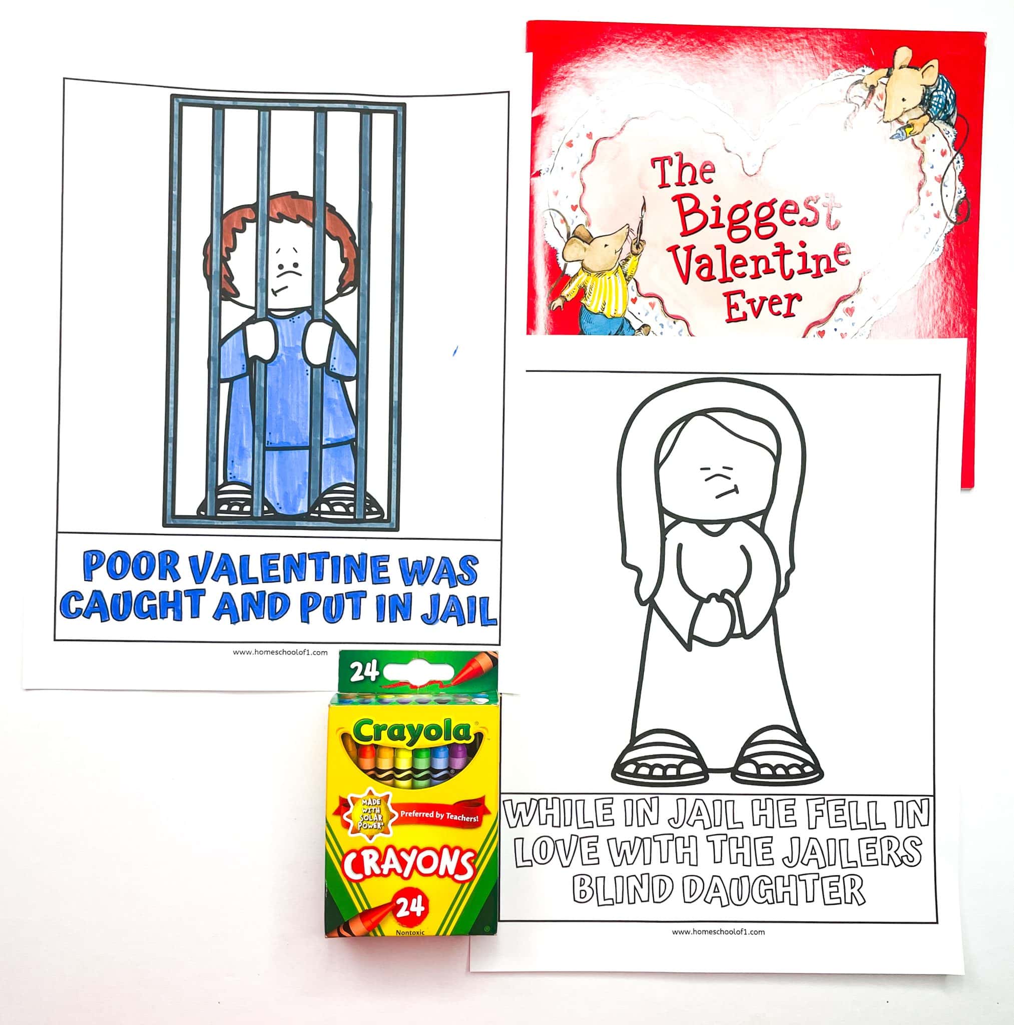 Free History of Valentine's Day Worksheet for Kids