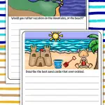 10 Summer Writing Prompts (Free Printables)