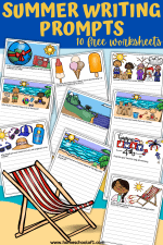 10 Summer Writing Prompts (free printables)