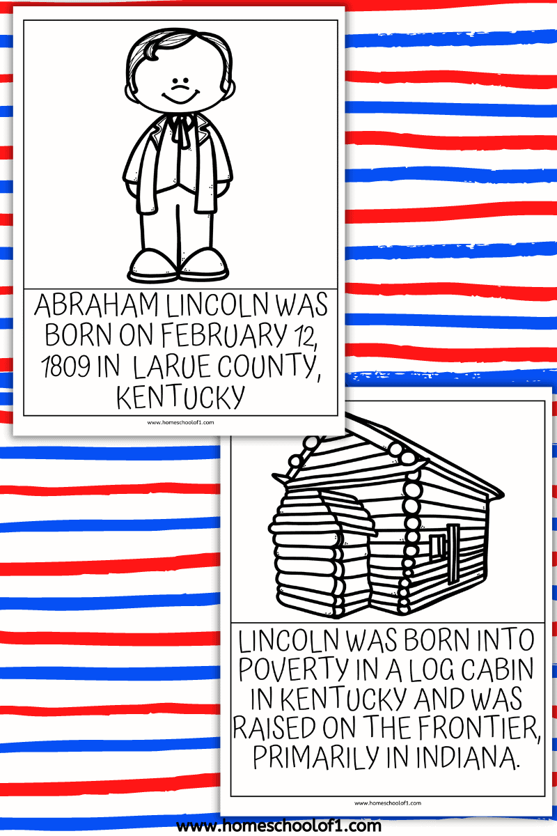 Free Abraham Lincoln Worksheets for Kids - Homeschool of 1