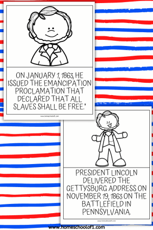 Free Abraham Lincoln Worksheets for Kids - Homeschool of 1