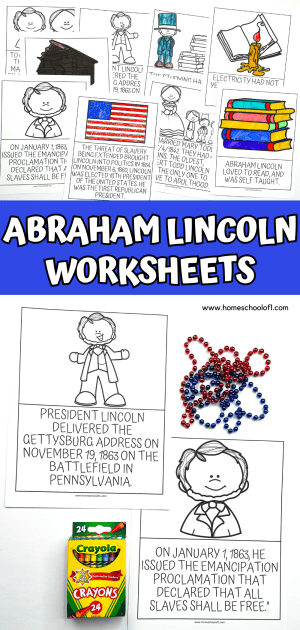 Free Printable Abraham Lincoln Worksheets for Kids