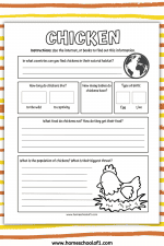 Free Life Cycle of a Chicken Worksheets - Homeschool of 1