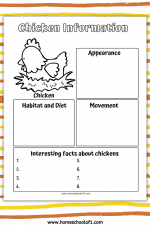 Free Life Cycle of a Chicken Worksheets - Homeschool of 1