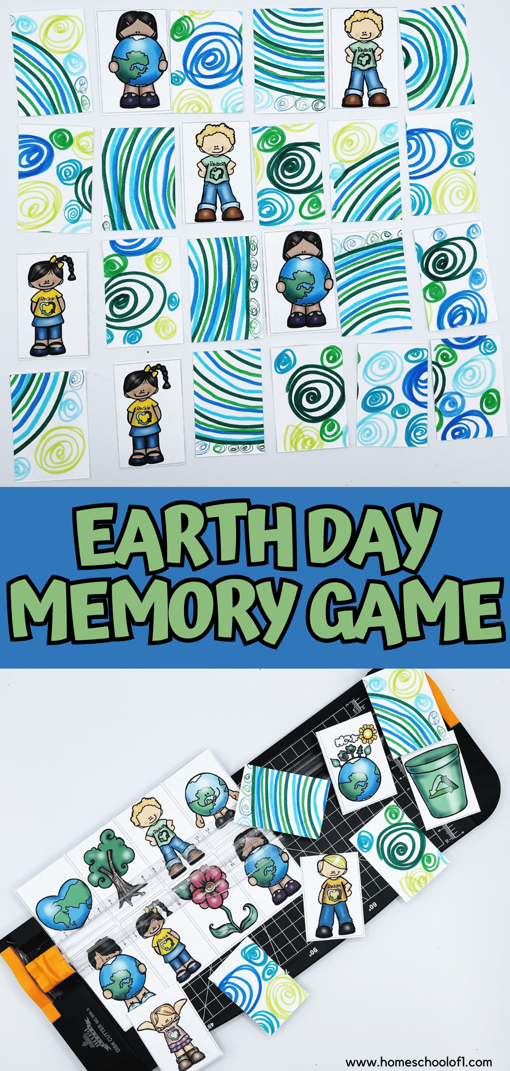 Free Earth Day Memory Game Printable for Kids