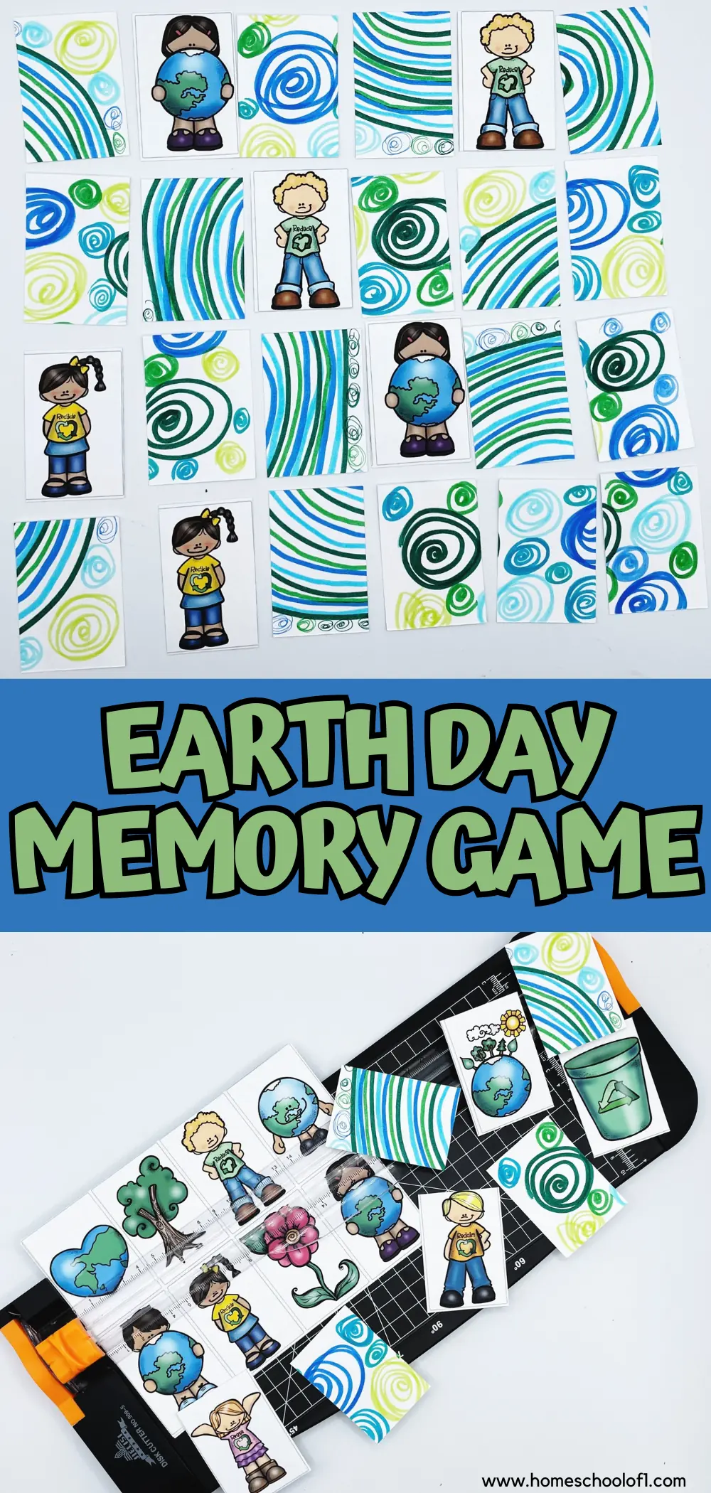 Earth Day Memory Game Printable (Free)