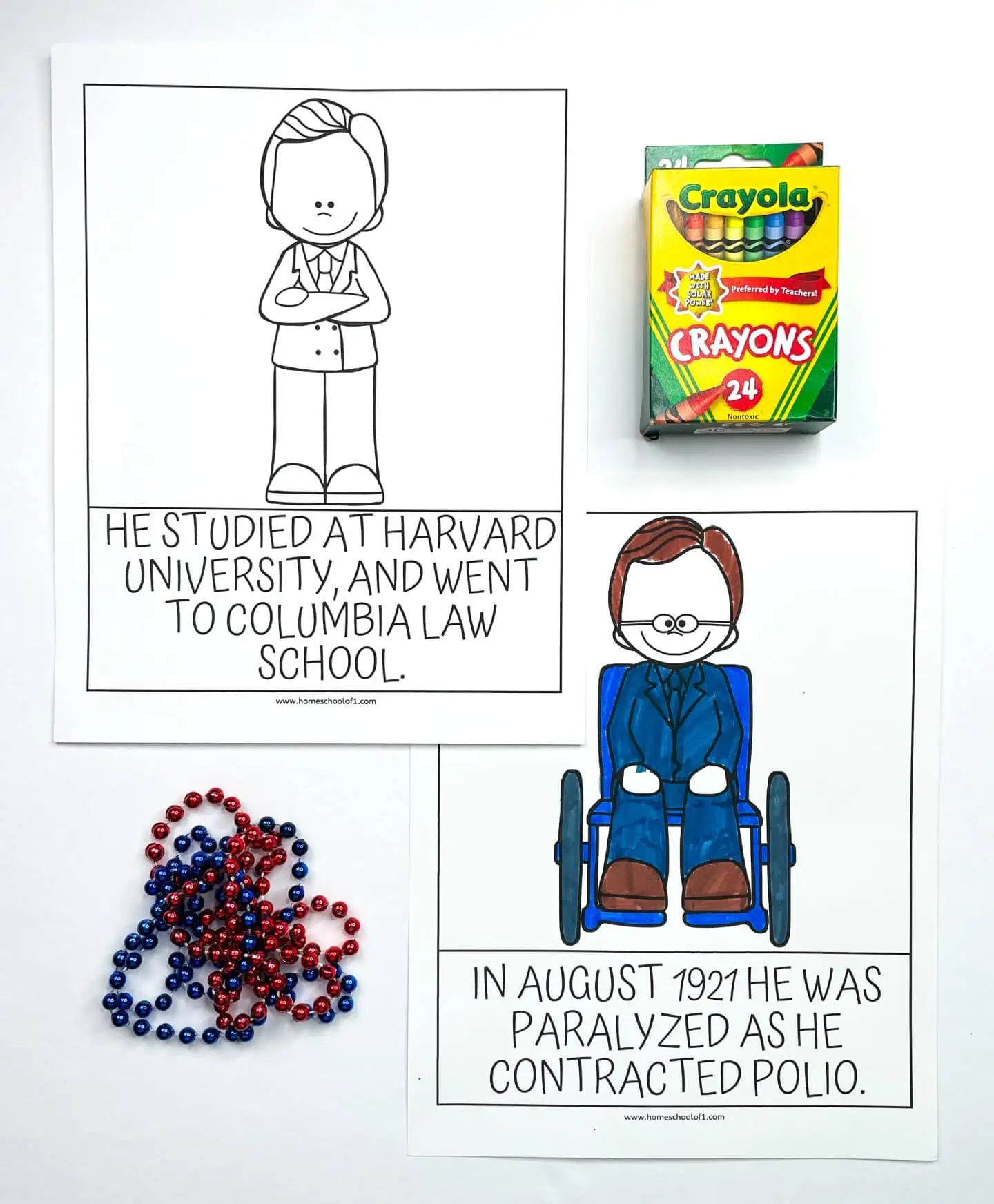 Free Franklin D Roosevelt Worksheets For Kids