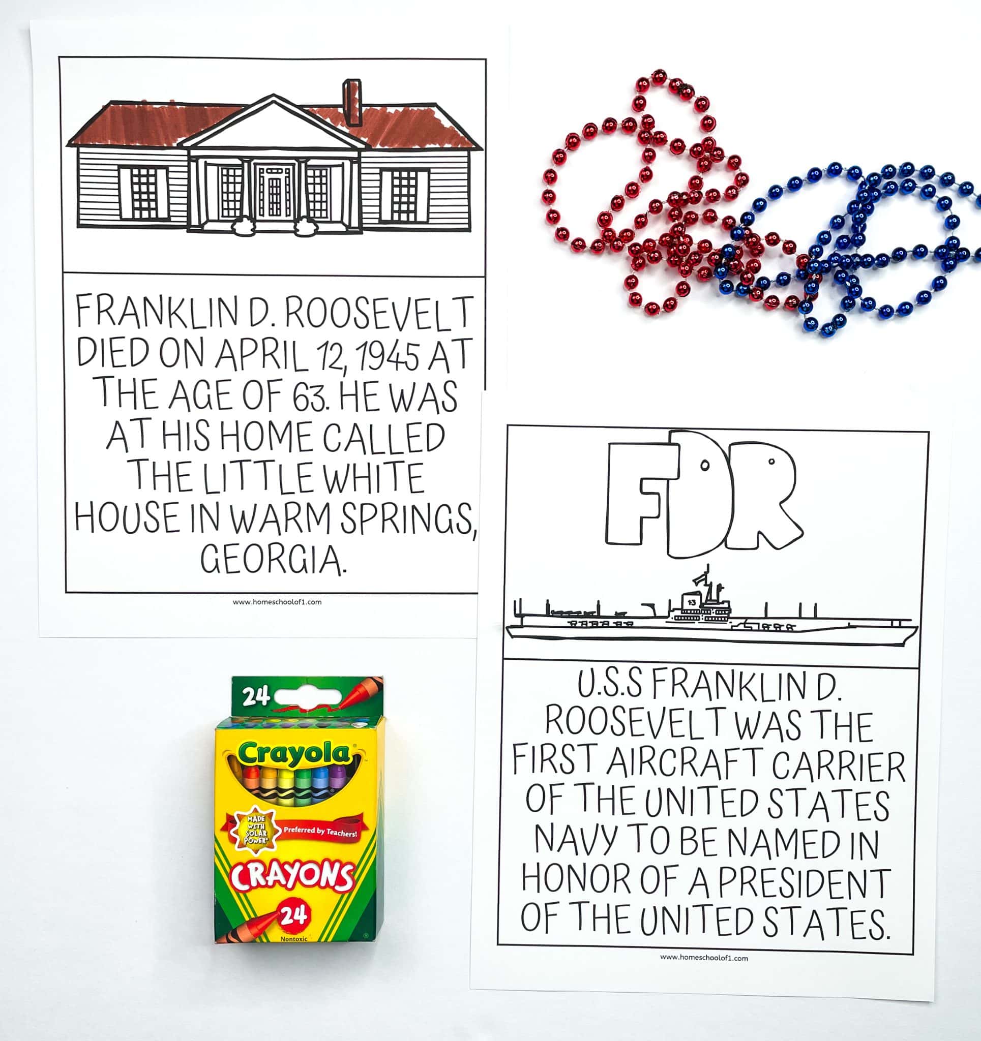 Free Franklin D Roosevelt Coloring Pages For Kids