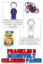 Free Franklin D Roosevelt Coloring Pages For Kids