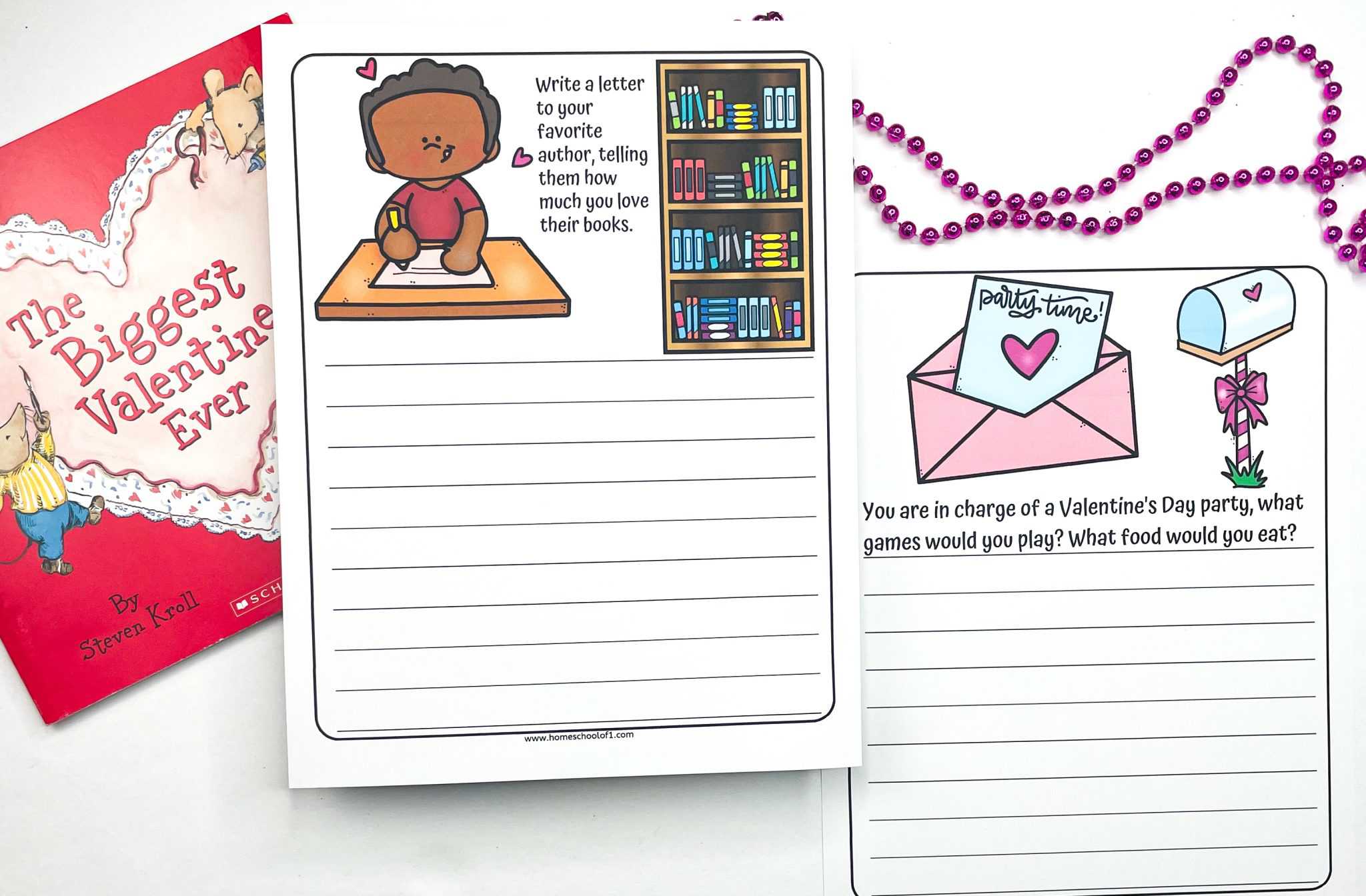 11 Free Printable Valentine's Day Writing Prompts