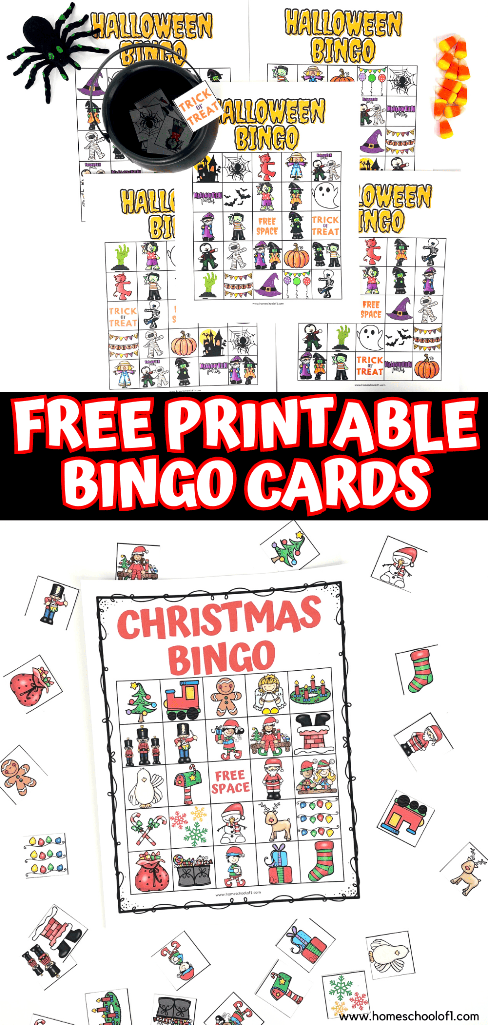 30 Free Printable Bingo Cards for Kids – Holiday & Learning Themes