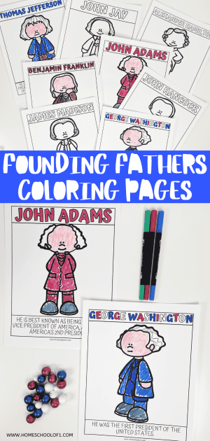 8 Free Founding Fathers Coloring Pages