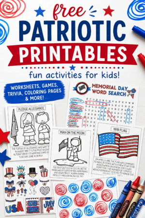 47 Free Patriotic Printables & Activities for Kids