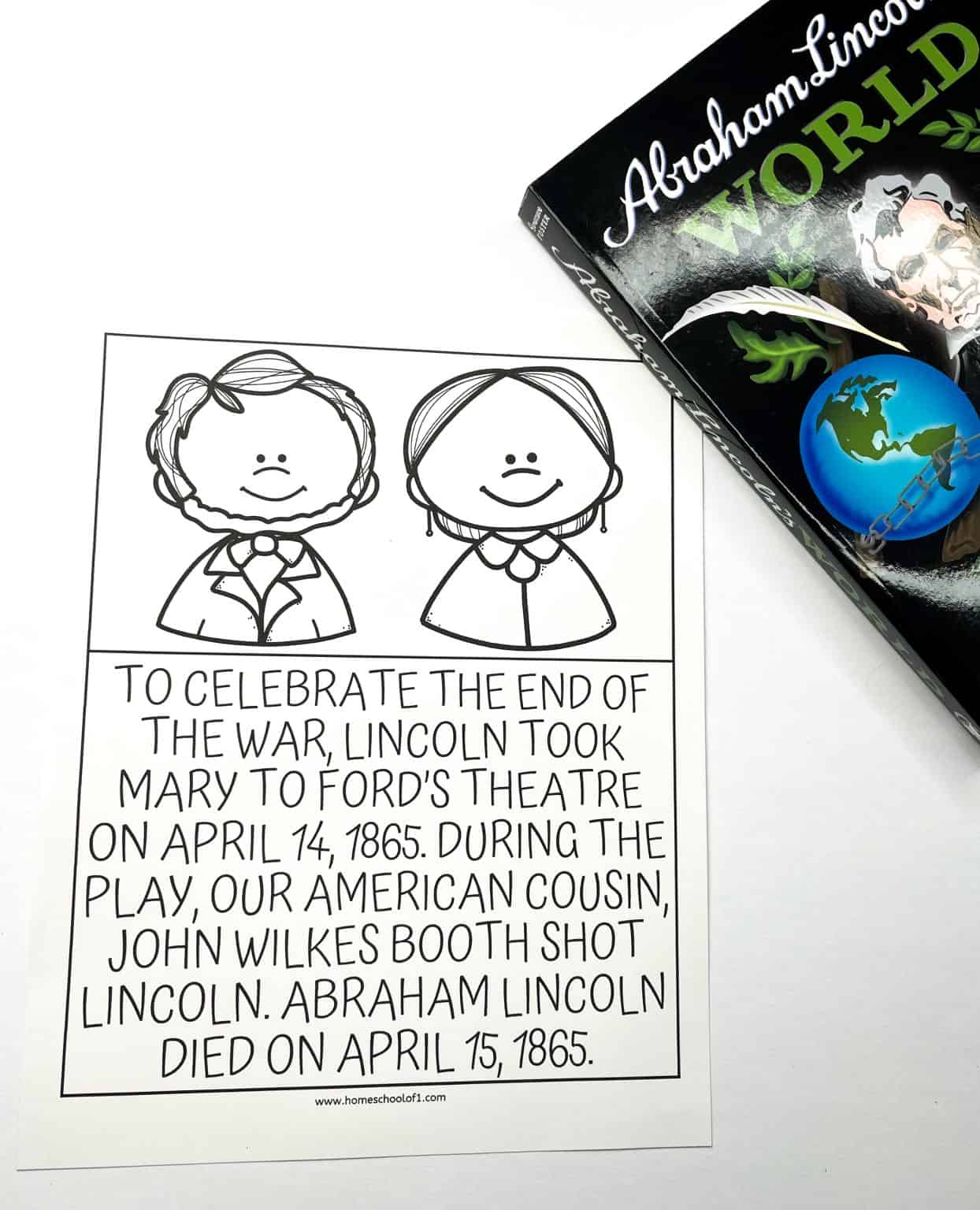 Free Printable Abraham Lincoln Worksheets for Kindergarten