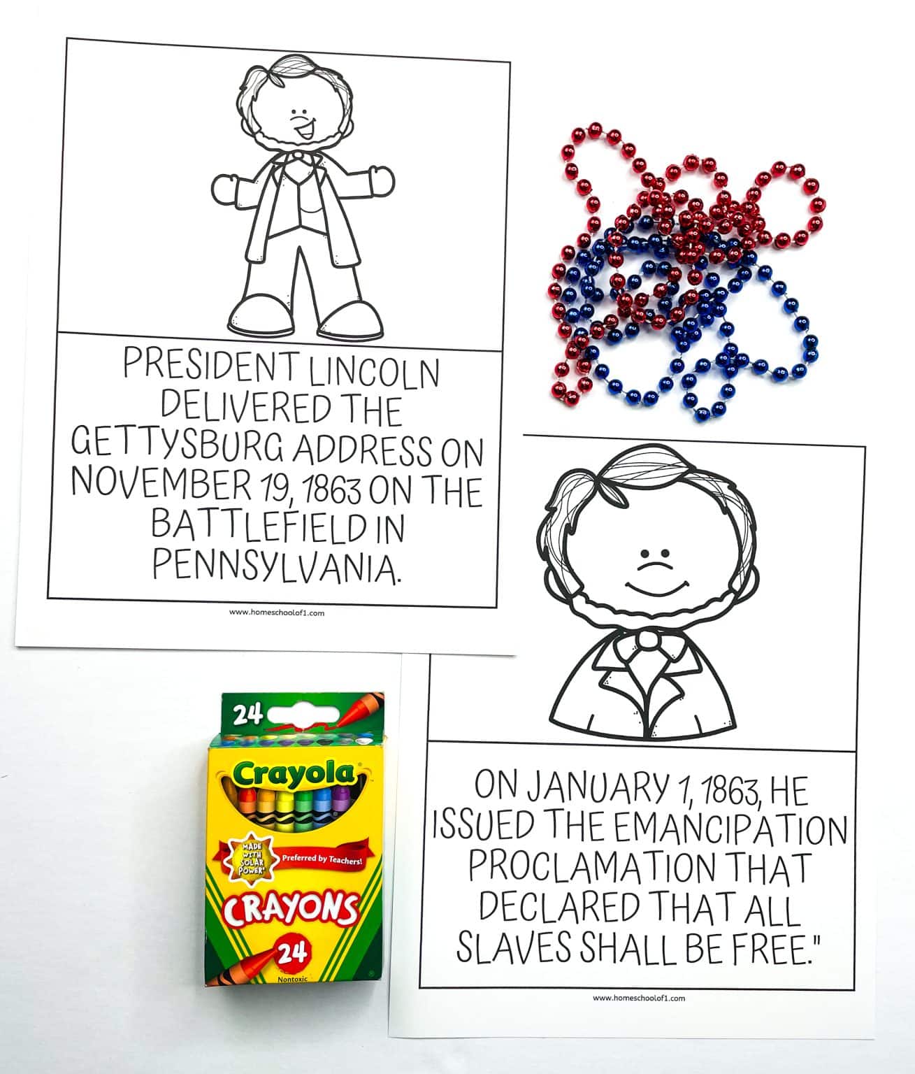 Free Printable Abraham Lincoln Worksheets for Kindergarten