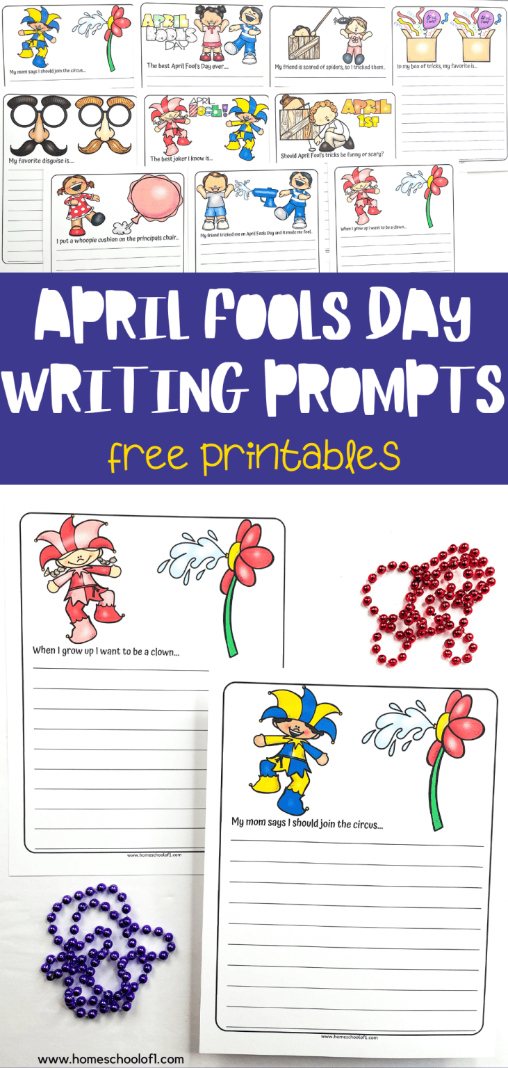 Free Printable April Fools' Day Writing Prompts