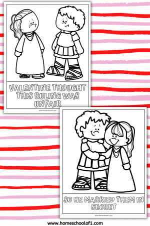 Free History of Valentine's Day Worksheet for Kids