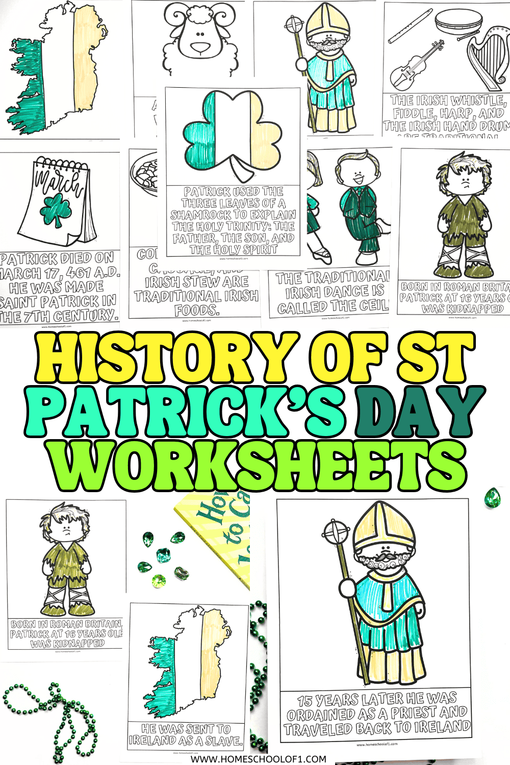 Free History of St Patrick's Day Worksheet For Kids