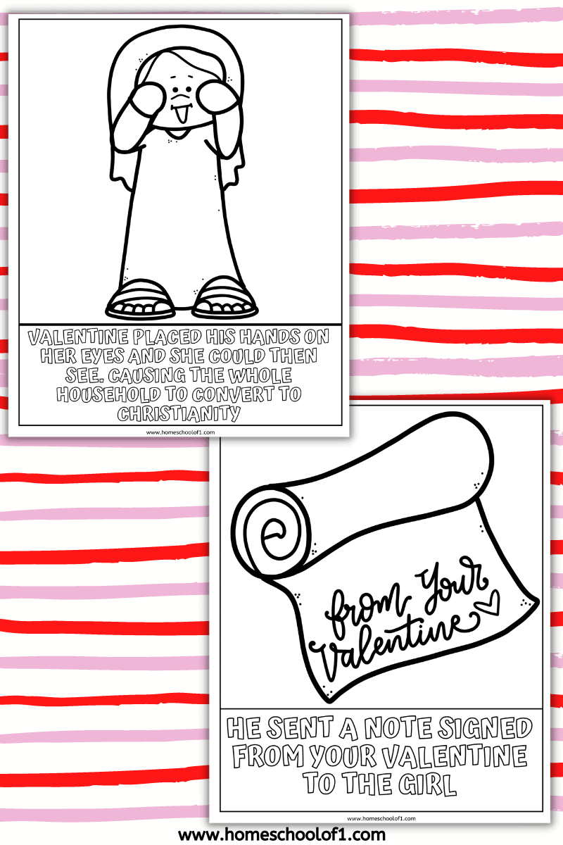 Free History of Valentine's Day Worksheet for Kids