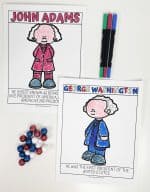 Free Founding Fathers Coloring Page for Kids