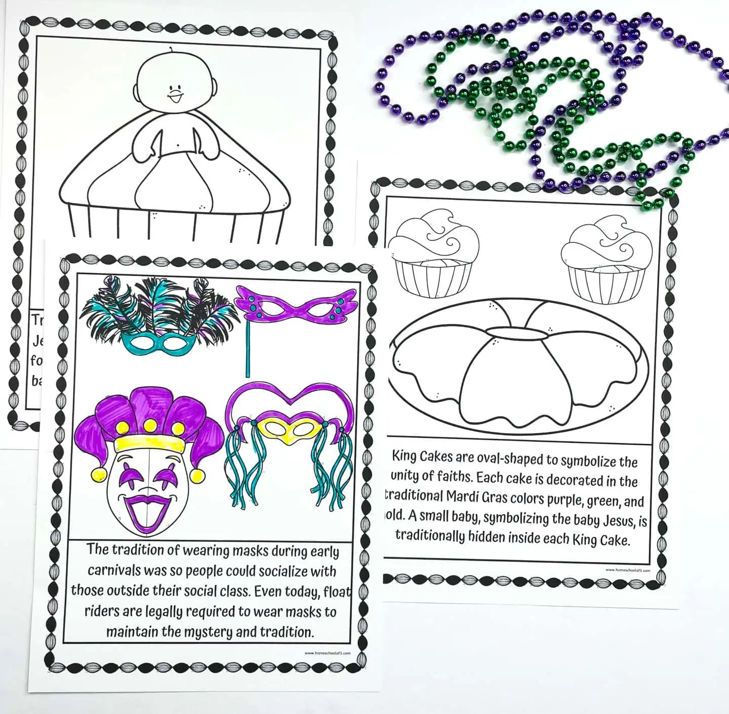 7 Free Mardi Gras Coloring Pages to Explore Carnival Traditions