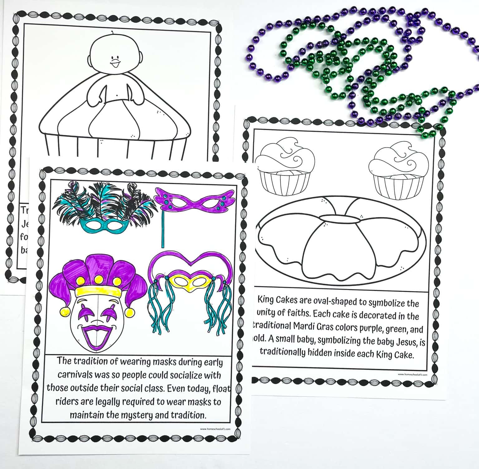 7 Free Mardi Gras Coloring Pages to Explore Carnival Traditions