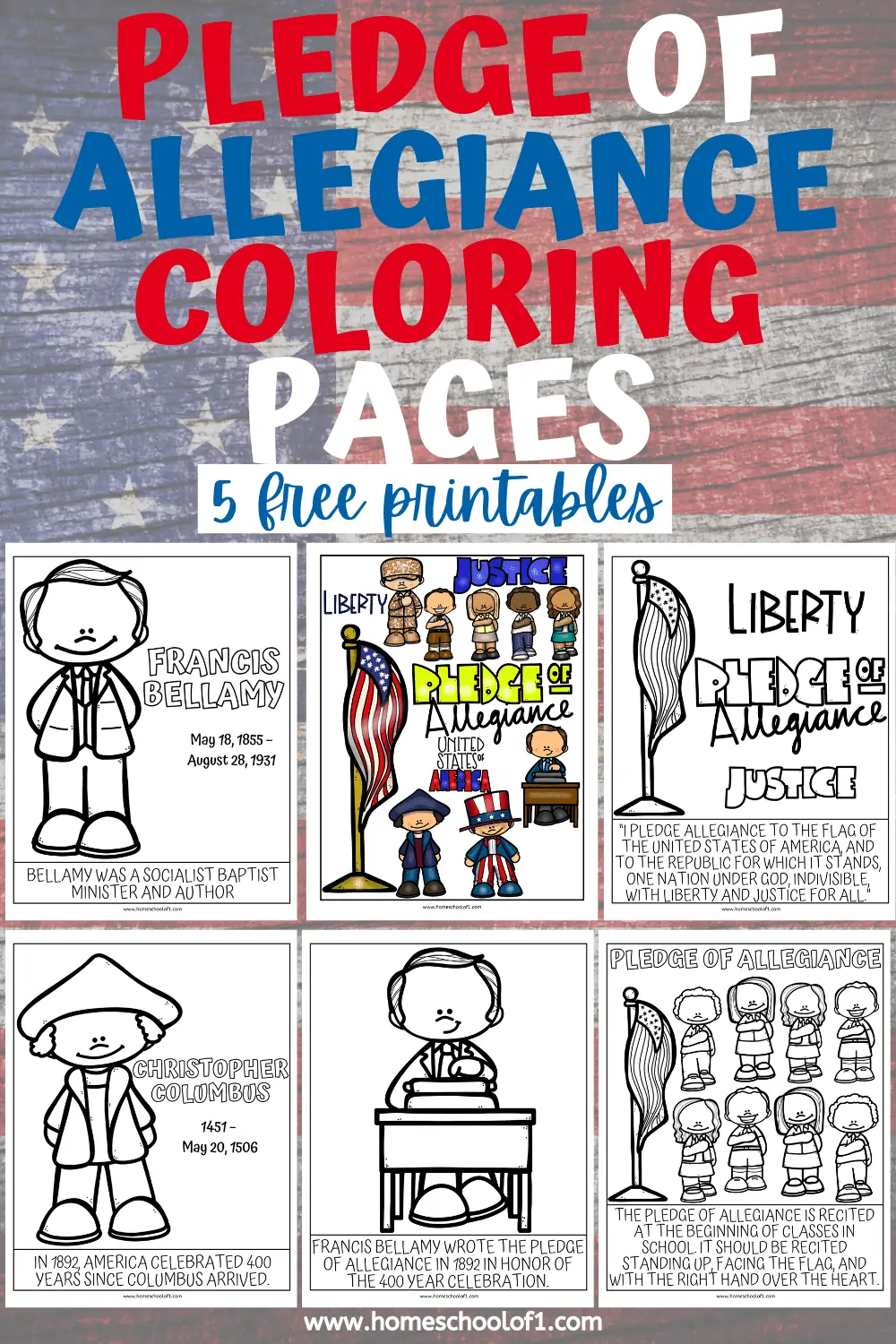 Free Pledge of Allegiance Worksheets - Homeschool of 1 Free Pledge of Allegiance Worksheets - Homeschool of 1