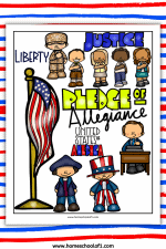 Free Pledge of Allegiance Worksheets - Homeschool of 1