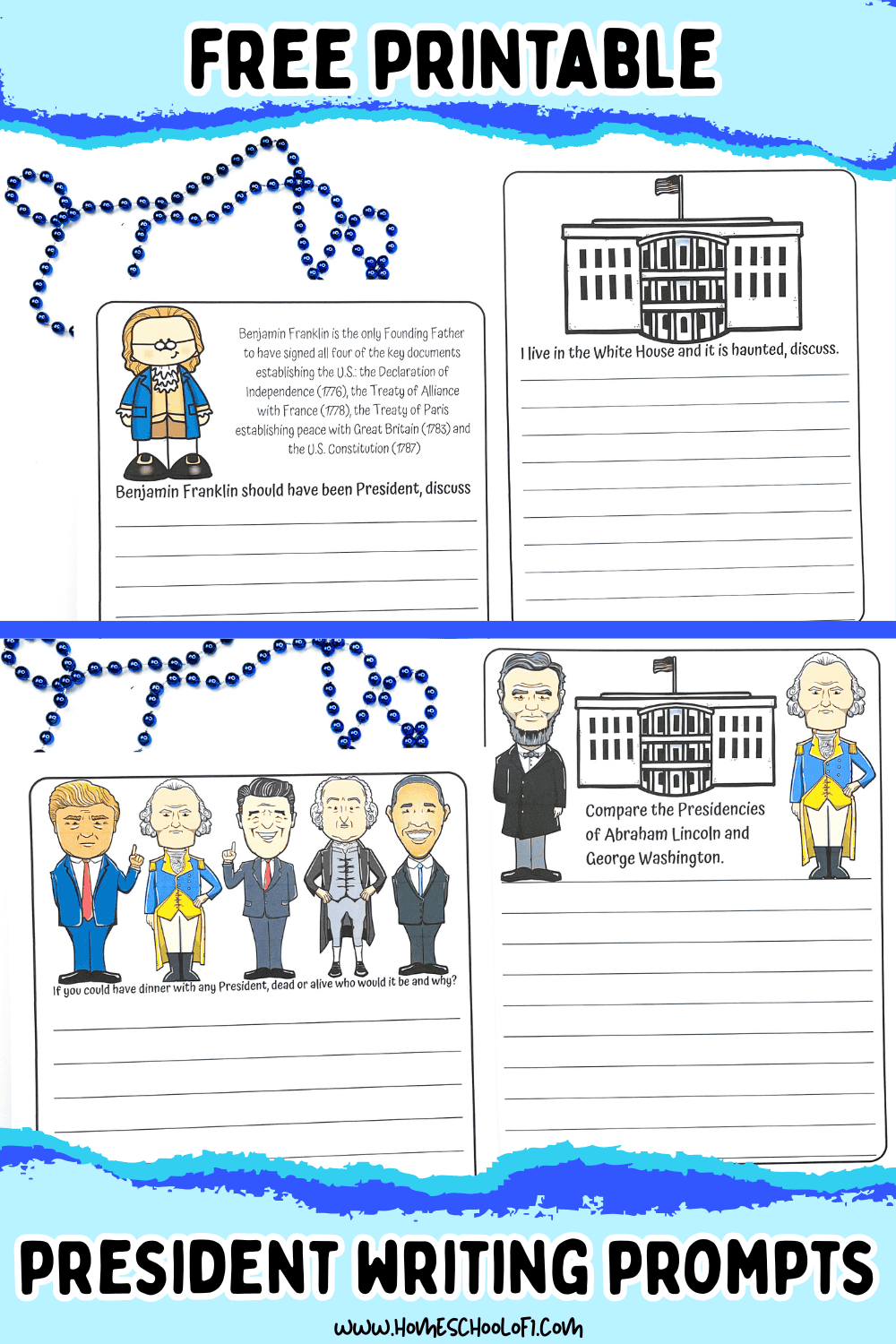 Free President's Day Writing Prompts